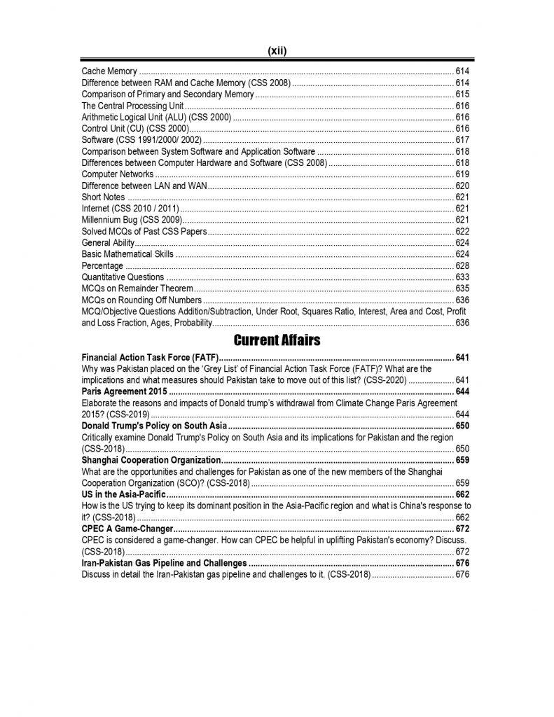 CSS Guide with Solved Past Papers 2023 – HSM Publishers